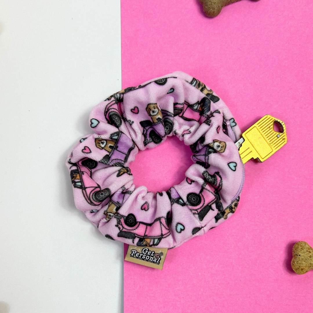 Pick Up Pup Zip Safety Scrunchie – Get Personal
